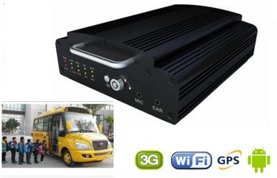 Cina Cellulare DVR WIFI GPS HDD 3G di Manica della gestione 4 della flotta dello scuolabus in vendita