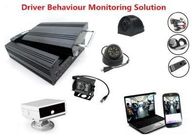 China HHD 4Ch 3G GPS Vehicle Security Camera System Support Driver Fatigue Monitoring for sale