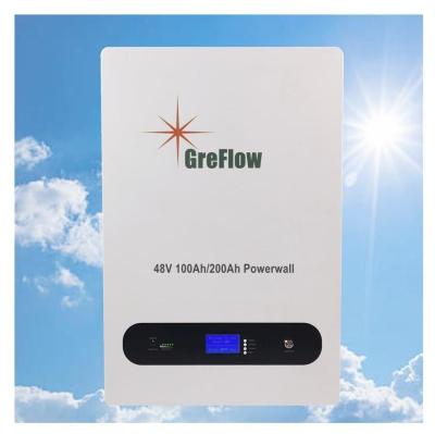 Cina Litio Ion Battery With Smart BMS della parete 10kwh di potere di Lifepo4 48v 200ah in vendita