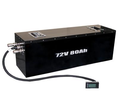 China Lithium OEM 72V 80AH lifepo4 battery for electric bike Glof Cart for sale