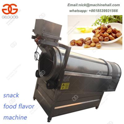 China Fried Food Seasoning Machine|Automatic Fried Peanuts Seasoning Machine|Fried Snack Nuts Flavoring Making Machine for sale