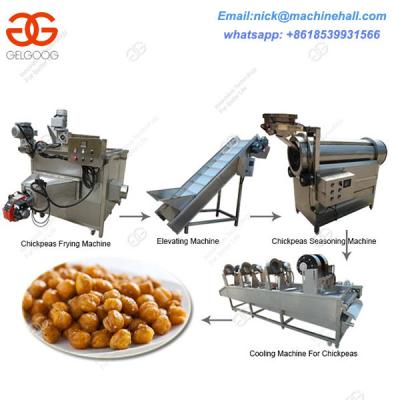 China Chickpeas Processing Machine|Chickpeas Machine Line Equipment|Frying Green Peas Line for sale