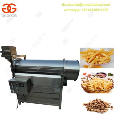 China Commercial Fried Food Single Drum Seasoning Machine|Snacks Food Seasoning  Machine for Sale for sale