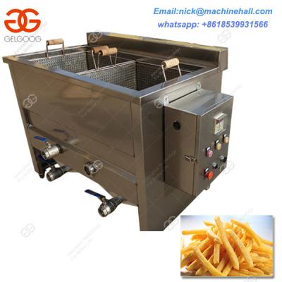 China 2 Basket Gas Deep Fryer|Double Basket Fried Chicken Machine Suppliers|2 Basket Deep Fryer for Commercial Use for sale