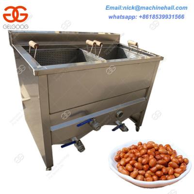 China Best Peanut Frying Machine|Stainless Steel Peanut Fryer Price|Factory Peanut Deep Frying Machine with High Efficiency for sale