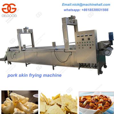 China Best Pork Skin Frying Machine|Automatic Pork Skin Fryer|Fried Pork Skin Frying Machine|Pig Skin Fryer Suppliers for sale