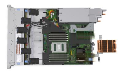 China Nuttige 1U Rack Server DELL PowerEdge R6515/R6525 server met ddr4 geheugen Te koop