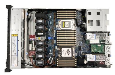 中国 Lenovo ThinkSystem Rack Server 1U SR645 2/3rd AMD EPYC 7002 ローマとAMD EPYC 7003 プロセッサ 販売のため