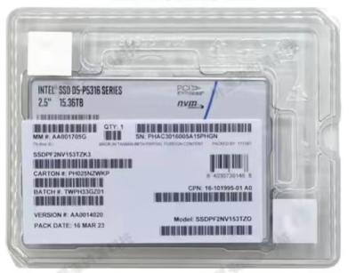 Cina The next generation of large and affordable  Intel SSD D5-P5316  15.36TB U.2  2.5″ 15mm in vendita