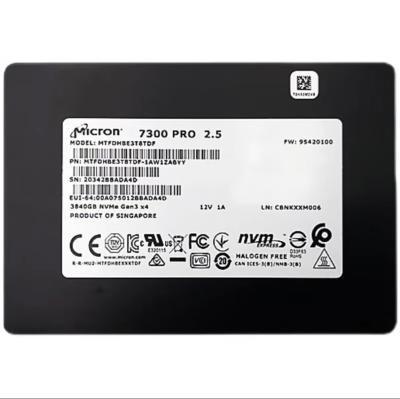 Cina High-end product Micron hard drive 7300PRO 3.84T U.2 SSD with PCIe Gen3*4 in vendita