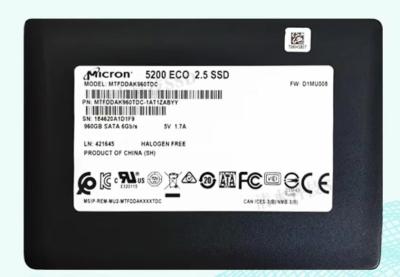 中国 High flexibility hard drive of  Micron 5200EC0 960G/480GB SATA  2.5