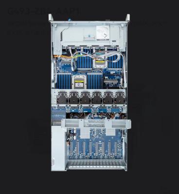中国 Gigabyte with AMD 3D V-Cache Technology  rack server G493-ZB4-AAP1 Network Rack Server 販売のため