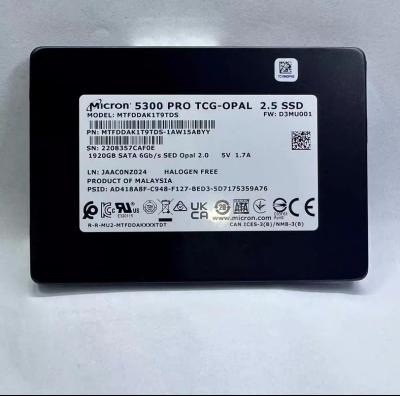 中国 Portable Micron accurate SATA 6 Gb/s hard drive of  5300PRO 1.92T SATA 販売のため