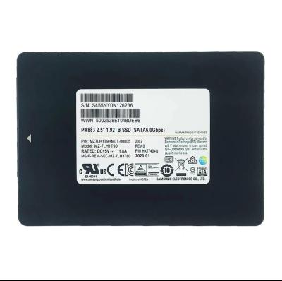 Cina Cost-effective Sumsung PM883 960G/1.92TB SATA with SATA 6.0 Gbps interface 2.5'' hard drive in vendita