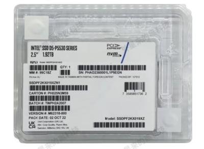 Cina Flexible Intel P5530 960GB/1.92T/3.84T  hard drive U.2 SAS with PCIe 4.0x4, NVMe interface in vendita