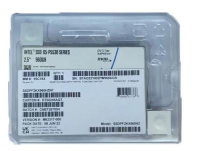 Cina Flexible Intel P5530 960GB/1.92T/3.84T  hard drive U.2 SAS with PCIe 4.0x4, NVMe interface in vendita