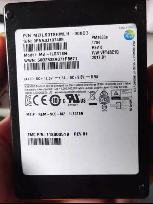 Cina Maintainable Sumsung SAS 12.0 Gbps hard drive PM1633 3.84T/ PM1633A  EMS version 3.84T / PM1633A  DELL version 1.92T in vendita