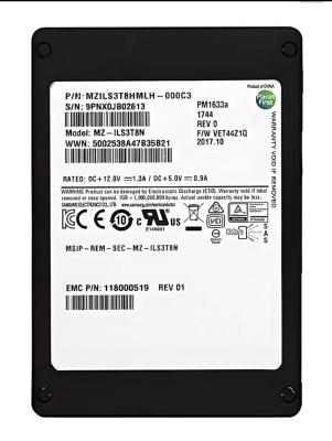 Cina Maintainable Sumsung SAS 12.0 Gbps hard drive PM1633 3.84T/ PM1633A  EMS version 3.84T / PM1633A  DELL version 1.92T in vendita