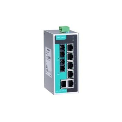 Cina Economical industrial Ethernet switch Moxa EDS-208A 8-port unmanaged  switch in vendita