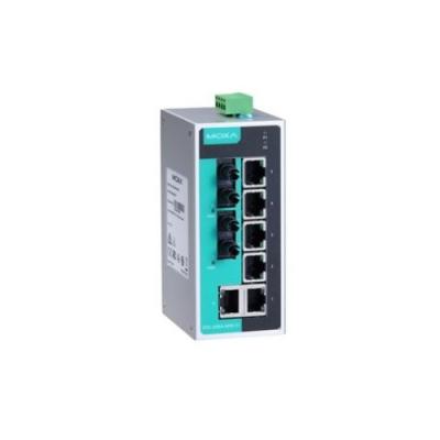 Cina Economical industrial Ethernet switch Moxa EDS-208A 8-port unmanaged  switch in vendita