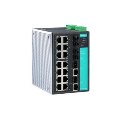 中国 Stable Moxa EDS-518A Series switch 16+2G-port Gigabit managed Ethernet switches 販売のため