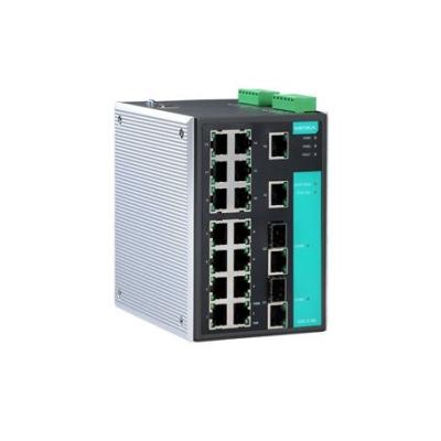 中国 Stable Moxa EDS-518A Series switch 16+2G-port Gigabit managed Ethernet switches 販売のため