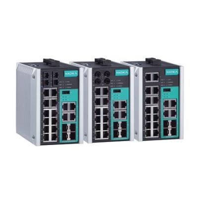 Cina High-performance Moxa EDS-518E 14+4G-port Gigabit managed Ethernet switches in vendita