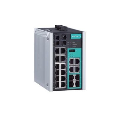 Cina High-performance Moxa EDS-518E 14+4G-port Gigabit managed Ethernet switches in vendita