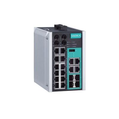 Cina High-performance Moxa EDS-518E 14+4G-port Gigabit managed Ethernet switches in vendita