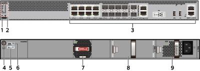 Cina ddr4 4G Huawei  USG6555E-AC HiSecEngine USG6500E Series AI Firewalls in vendita