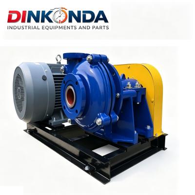 China DINKONDA GLOBAL Power Plants Special Coal Washing, Power Plant Desulfurization, Strong Wear And High Concentration Particle Slurry Horizontal Mining Slurry Pump for sale