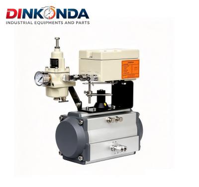 China DINKONDA GLOBAL Power Plants Special Double Acting AT Type And Single Acting SR Spring Reset Type Series Angular Stroke Pneumatic Drive Intelligent Adjustment Pneumatic Actuator for sale