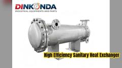 DINKONDA Sanitary Stainless Steel Shell and Tube Heat Exchanger