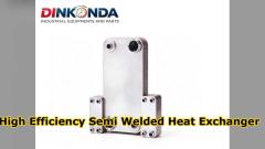 DINKONDA Semi Welded Heat Exchanger for Corrosive Media