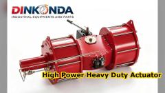 Heavy Duty Dual Cylinder Pneumatic Actuator for Power Plants