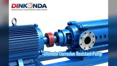 DINKONDA Fiberglass Chemical Pump Corrosion Resistant Solution