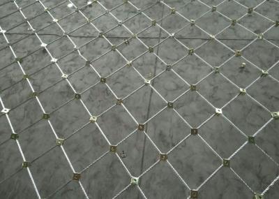 China Slope stability protection mesh/Rockfall and snow protection netting for sale