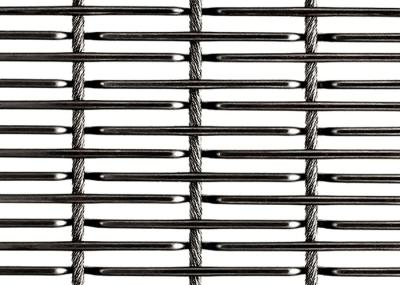 China Stainless steel cable facade mesh for architecture / Cable metal mesh for sale