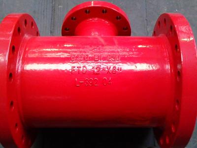 China All flanged tee for sewerage for sale