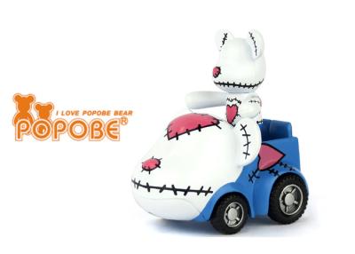 Cina Gli arti ecologici dell'automobile della decorazione dell'orso di plastica sveglio dei giocattoli POPOBE dirigono rotabile in vendita