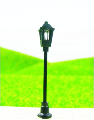 Cina T1 Custom 6V Single-head Street Lights in plastica modello lampada Post per Railroad layout 4.5 cm in vendita
