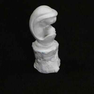 Cina Modello di scala bianco della scultura della giada miniatura per la disposizione B18-03 di scena in vendita
