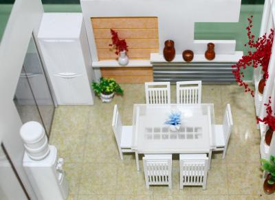 Cina Miniatura architettonica 3D modelli Home Interior sala da pranzo in vendita