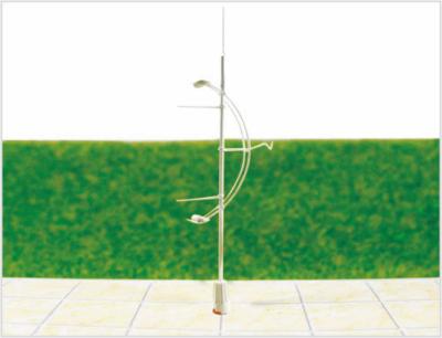 Cina T36 HO 6V Street luminosa 3D Model lampione per una luce di qualità luminosa Train Layout 14 cm in vendita