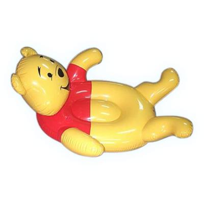 Cina L'acqua gonfiabile dell'orso sveglio giallo gioca la barca impermeabile per i bambini in vendita