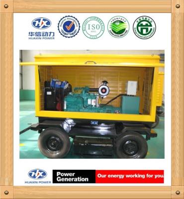 China tipo sistema del remolque 60Kva de generador diesel de Cummins en venta