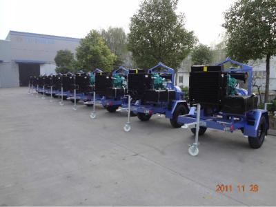 China El tipo bomba del remolque de agua diesel fijó con los motores diesel de Cummins para la irrigación de la agricultura en venta