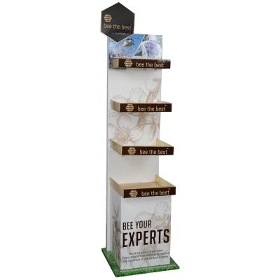 China Shop Glossing Corrugated Display Stands Lightweight Cardboard Pop Up Display for sale