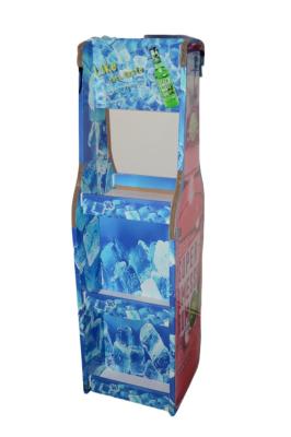 China Adjustable Pegboard Hook Display Cardboard Wall Mounted Display Stand for sale