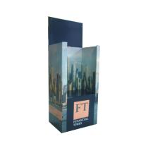 China Retail Cardboard Dump Bin Display Eye Catching Foldable Structure for sale